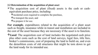 PROPERTY, PLANT, EQUIPMENT AND INTANGIBLE ASSETS | PPTX