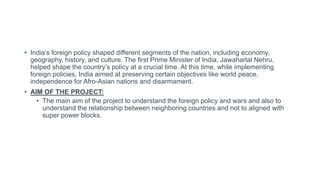 fOREIGN POLICY AND WAR | PPTX