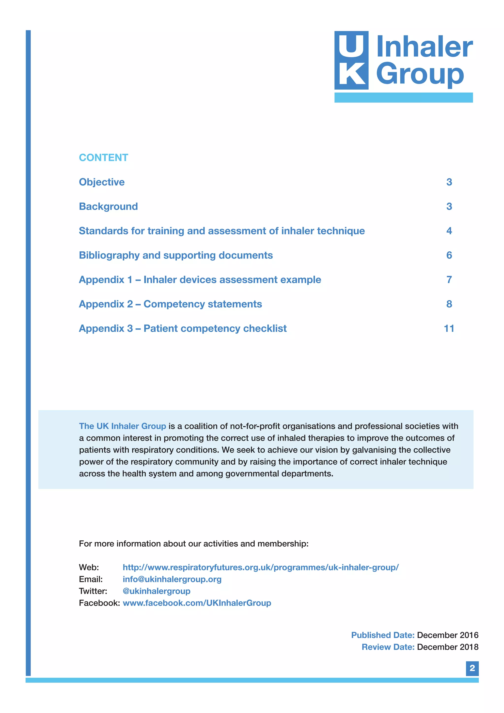 Inhaler Standards MASTER 6TH12 | PDF