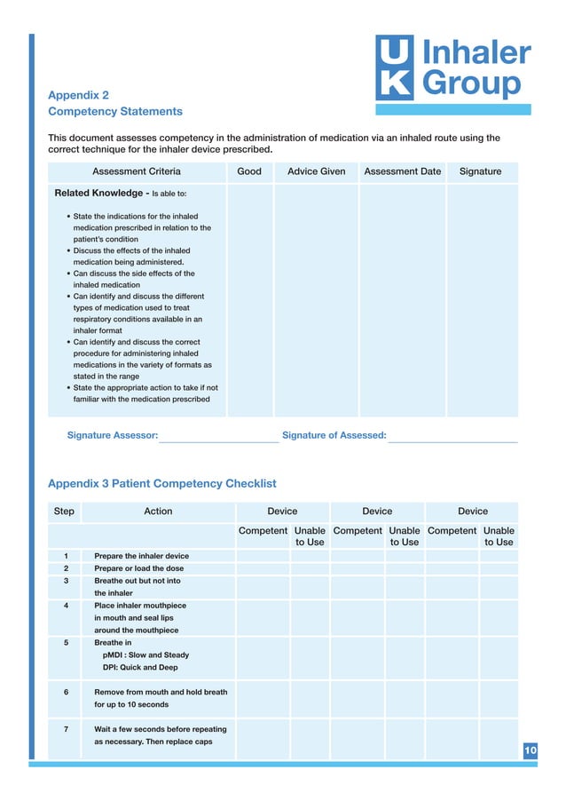 Inhaler Standards MASTER 6TH12 | PDF