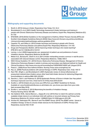 Inhaler Standards MASTER 6TH12 | PDF