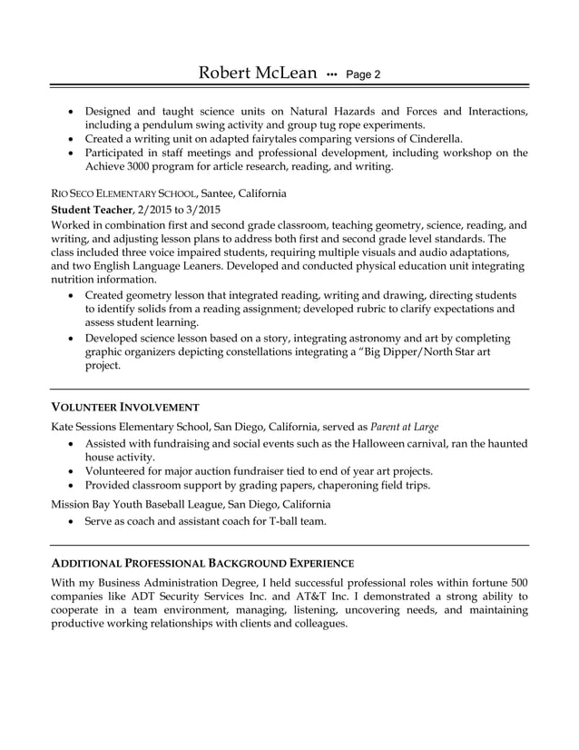 Robert McLean Resume 2017 (Final) | PDF