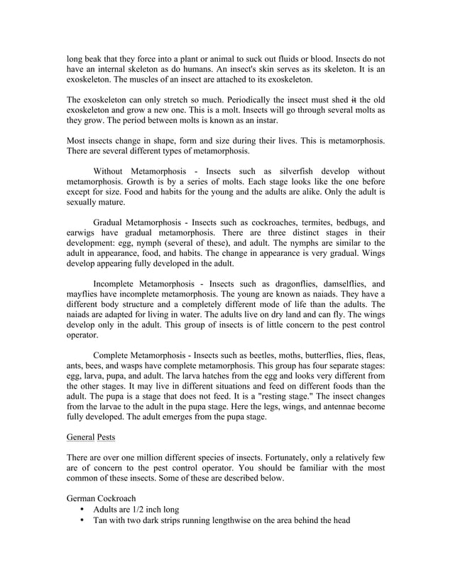 Georgia Pest Control Study Guide | PDF