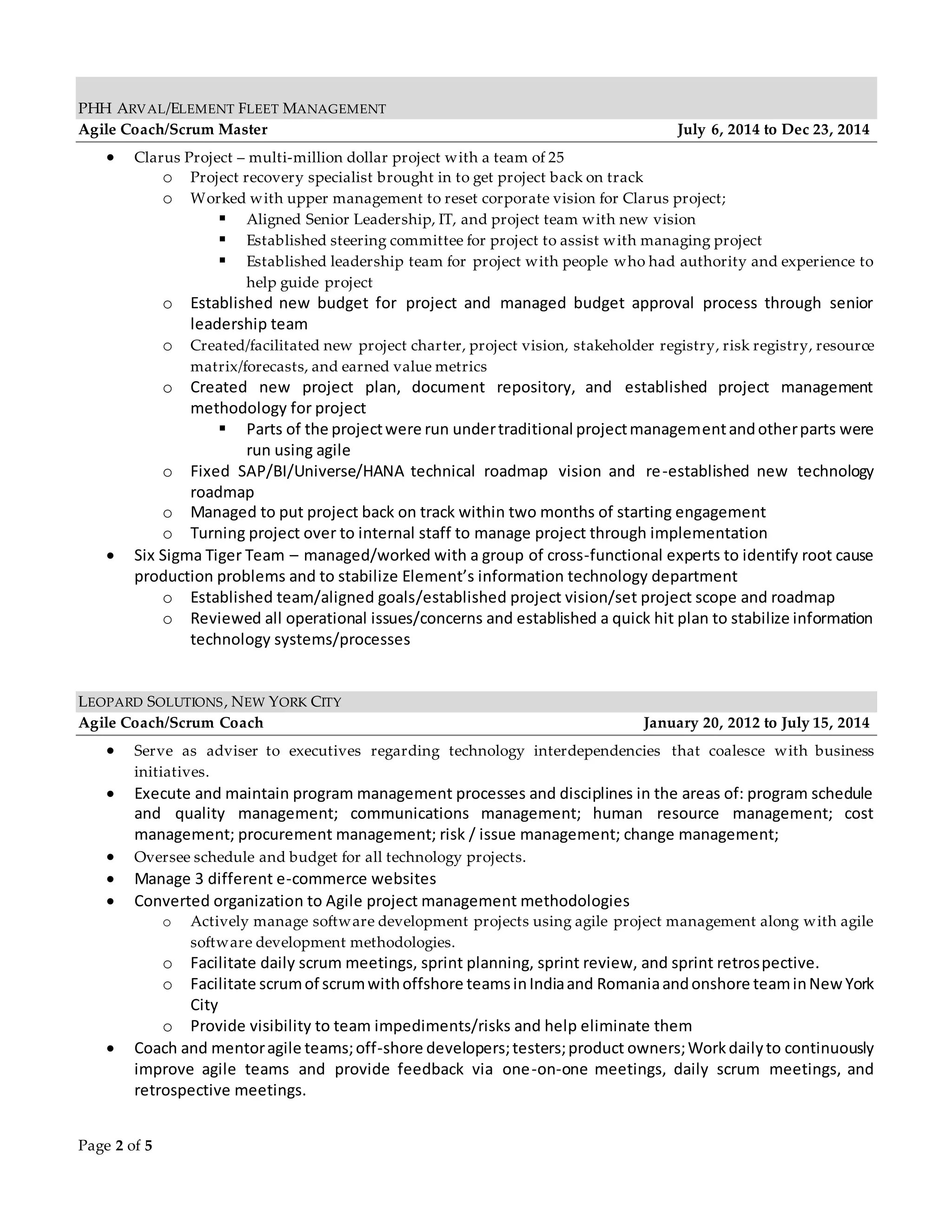Gordon_Hoffman_Resume_May2015 | DOCX | Resume Writing and Advice | Job Search