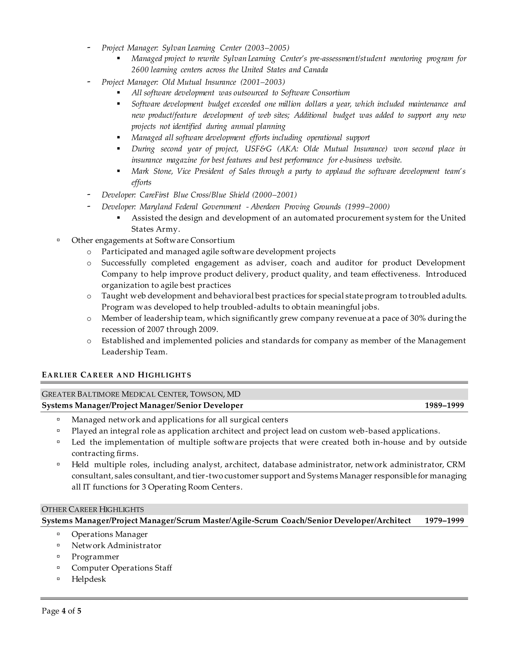 Gordon_Hoffman_Resume_May2015 | DOCX | Resume Writing and Advice | Job Search