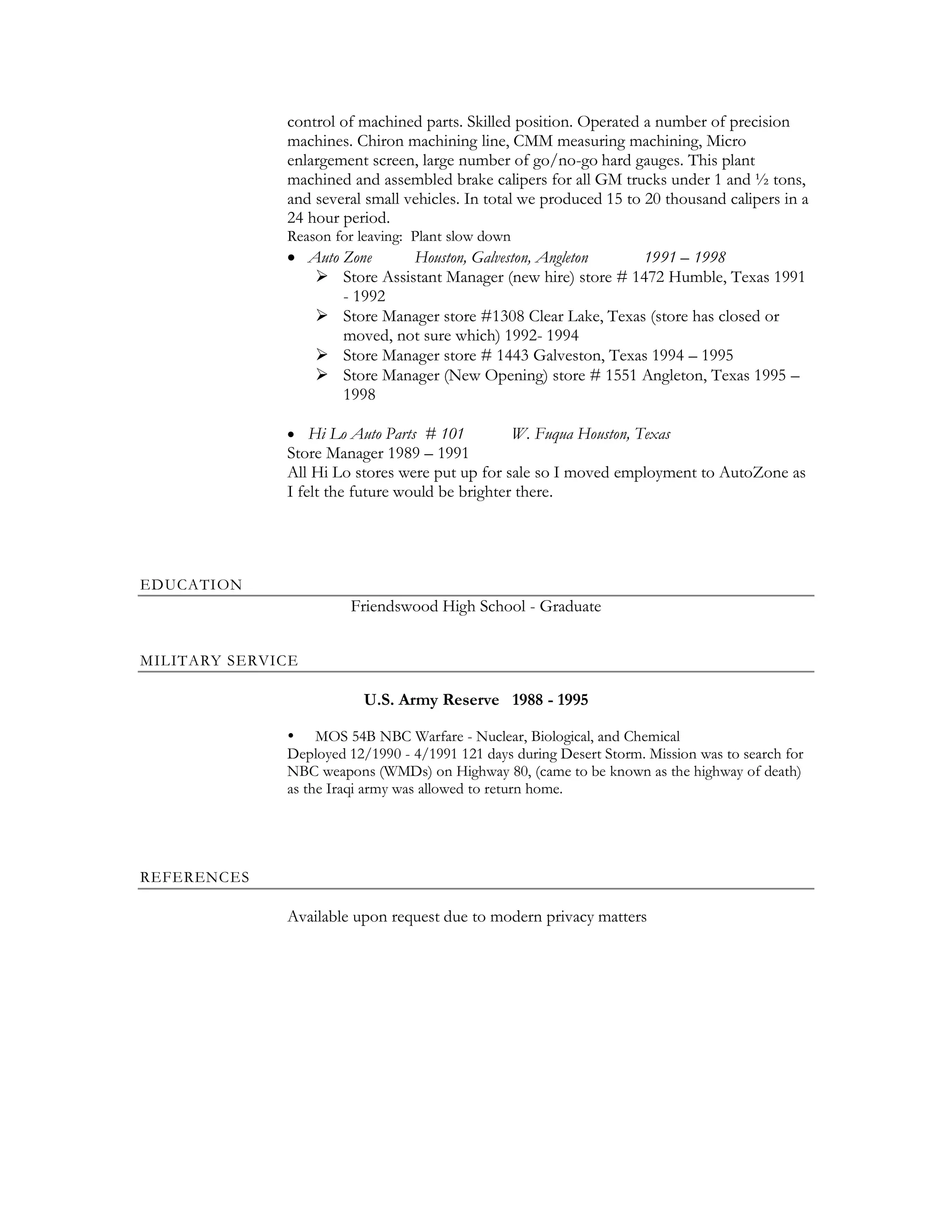keiths resume | PDF