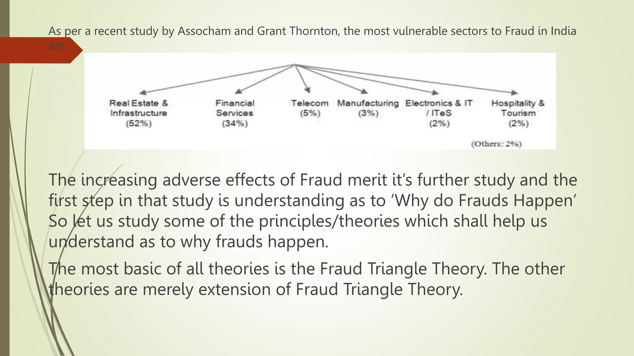 Forensic Accounting Frauds and Fraud theories | PPTX