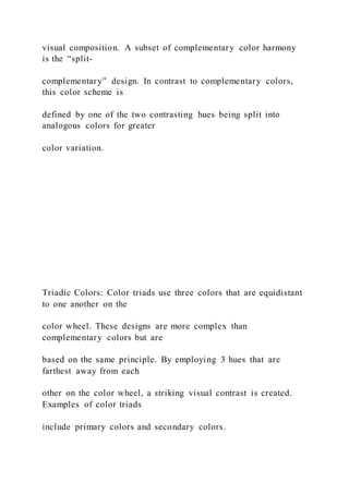 FA 103-01 Line Color & Design Color Theory Overview and Hi | DOCX