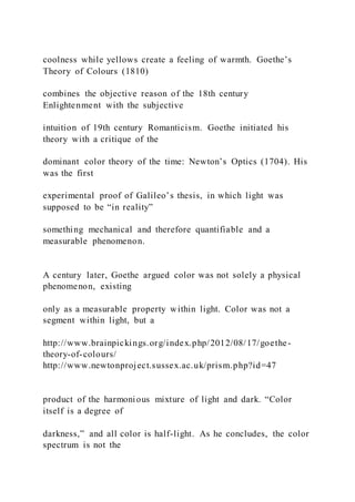 FA 103-01 Line Color & Design Color Theory Overview and Hi | DOCX