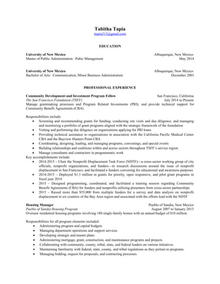 Tabitha Tapia_Resume_12-2015_LI | PDF