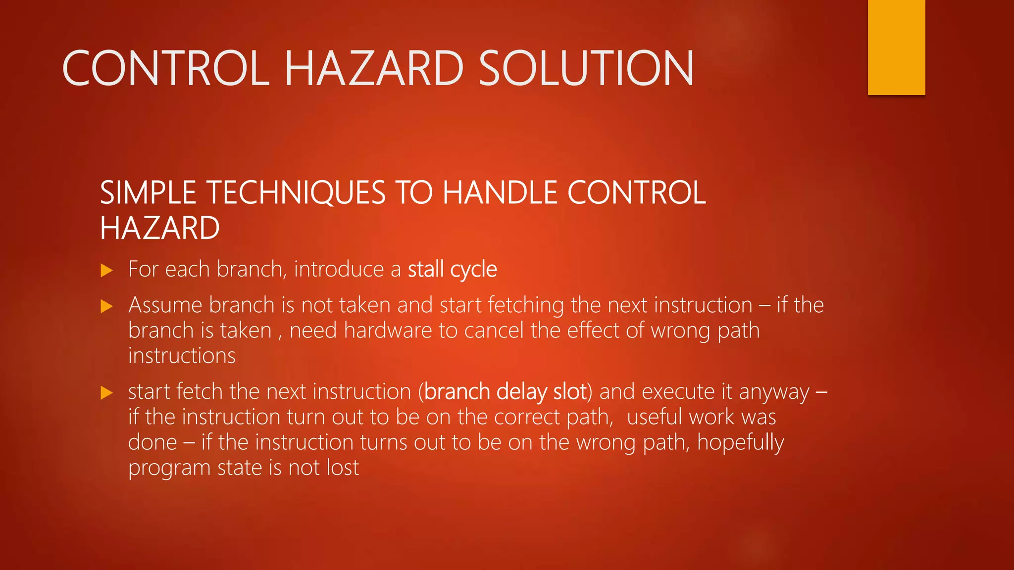 pipelining and hazards occure in assembly language. | PPTX
