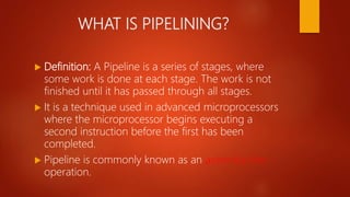 pipelining and hazards occure in assembly language. | PPT