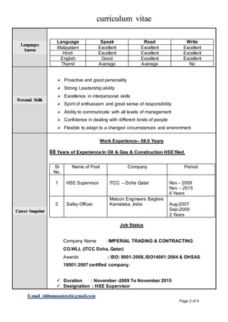 SHIBU- HSE - PDF nov-2015 | DOCX