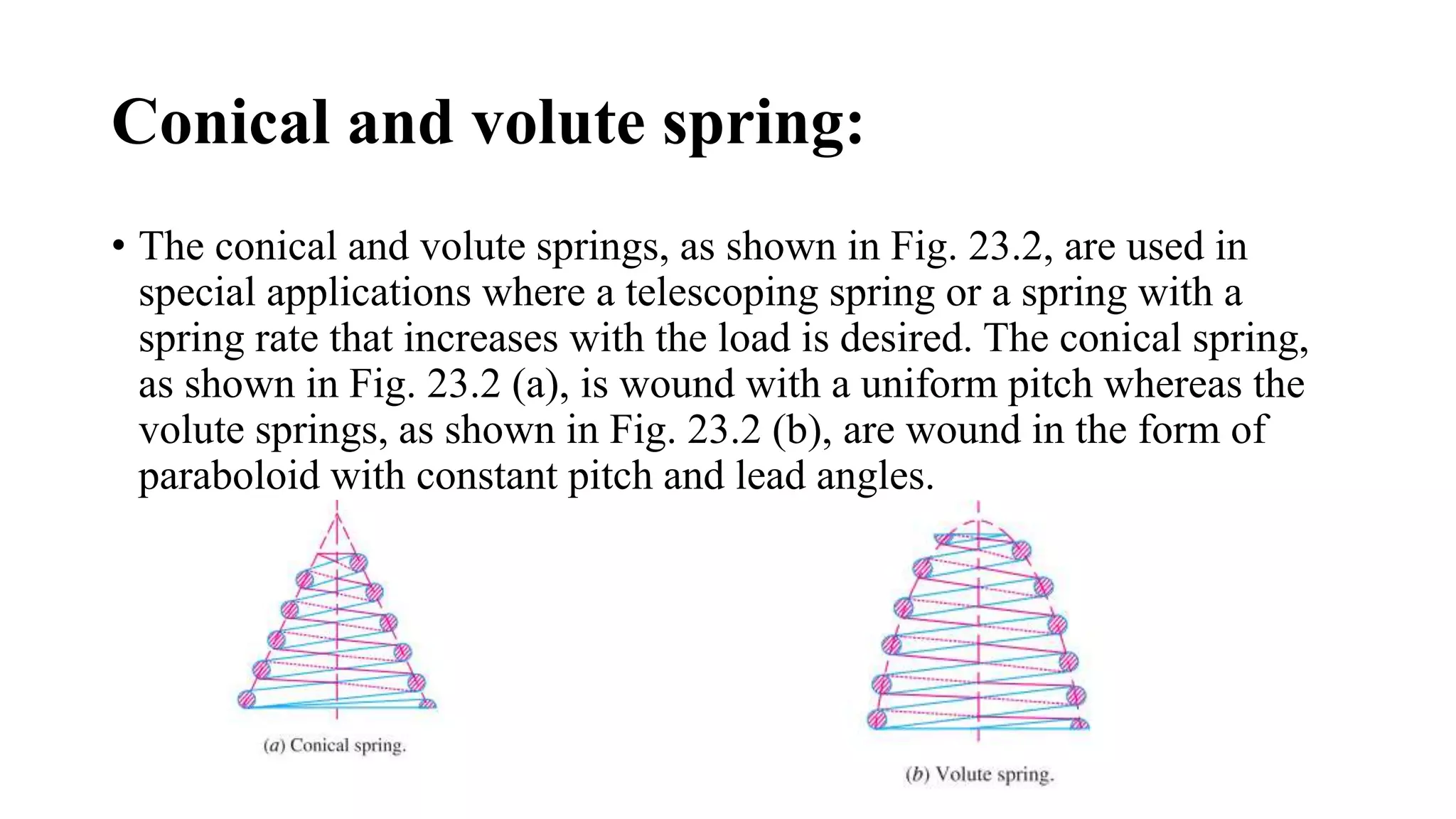 spring, types, working and advantages and disadvantages. | PPTX