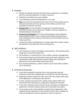 Transferable Skills | PDF