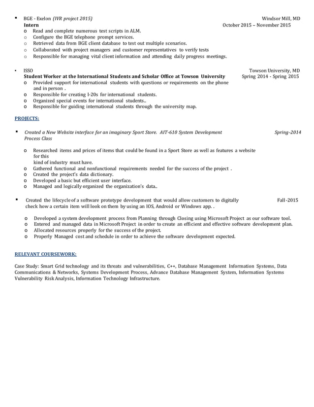New Roberto' Resume | PDF