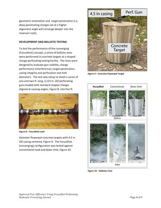 Improved Frac Efficiency Using FocusShot Perforating_HFJ_v8 | PDF