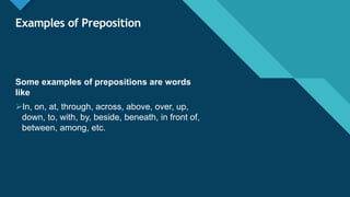 Preposition | PPTX