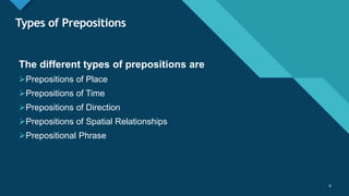 Preposition | PPTX