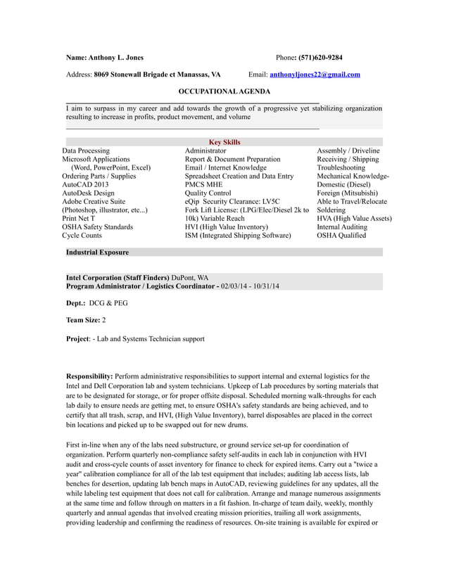 Anthony_L._Jones_2015 P res' | PDF