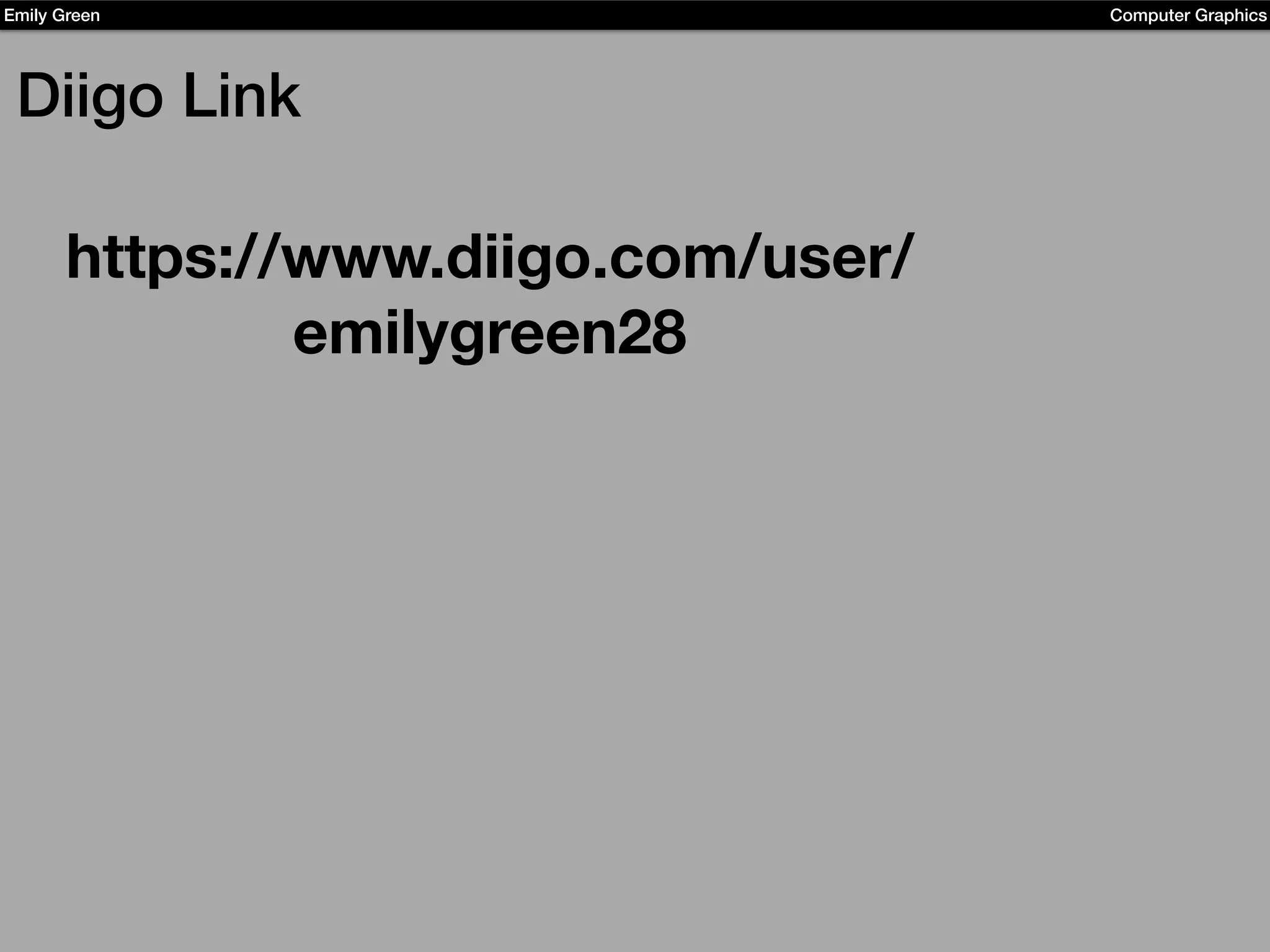 Emily Green Fa 27 Assignment 2 | PPT