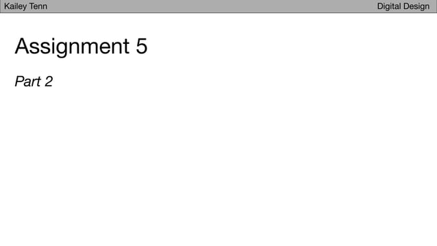 Fa 27 assignment 5 part 2 logo | PPT