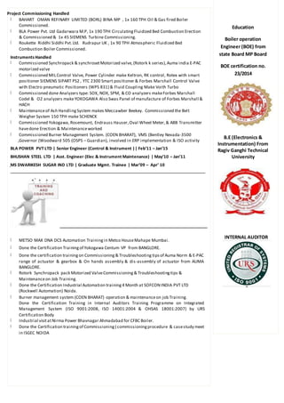 RESUME C&I | DOCX | Civil Engineering Industry | Industries