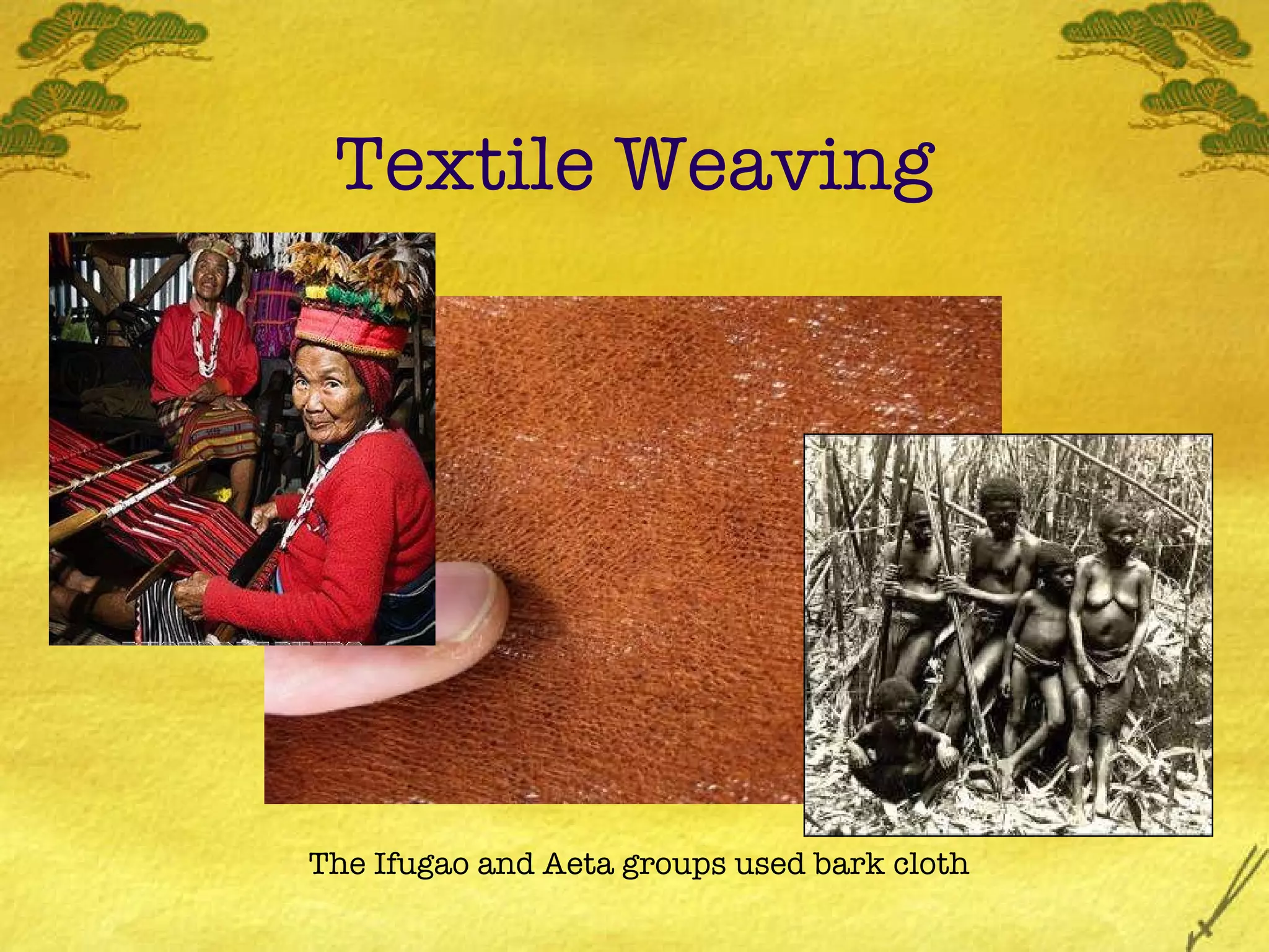 Fa 28 weaving history | PPT