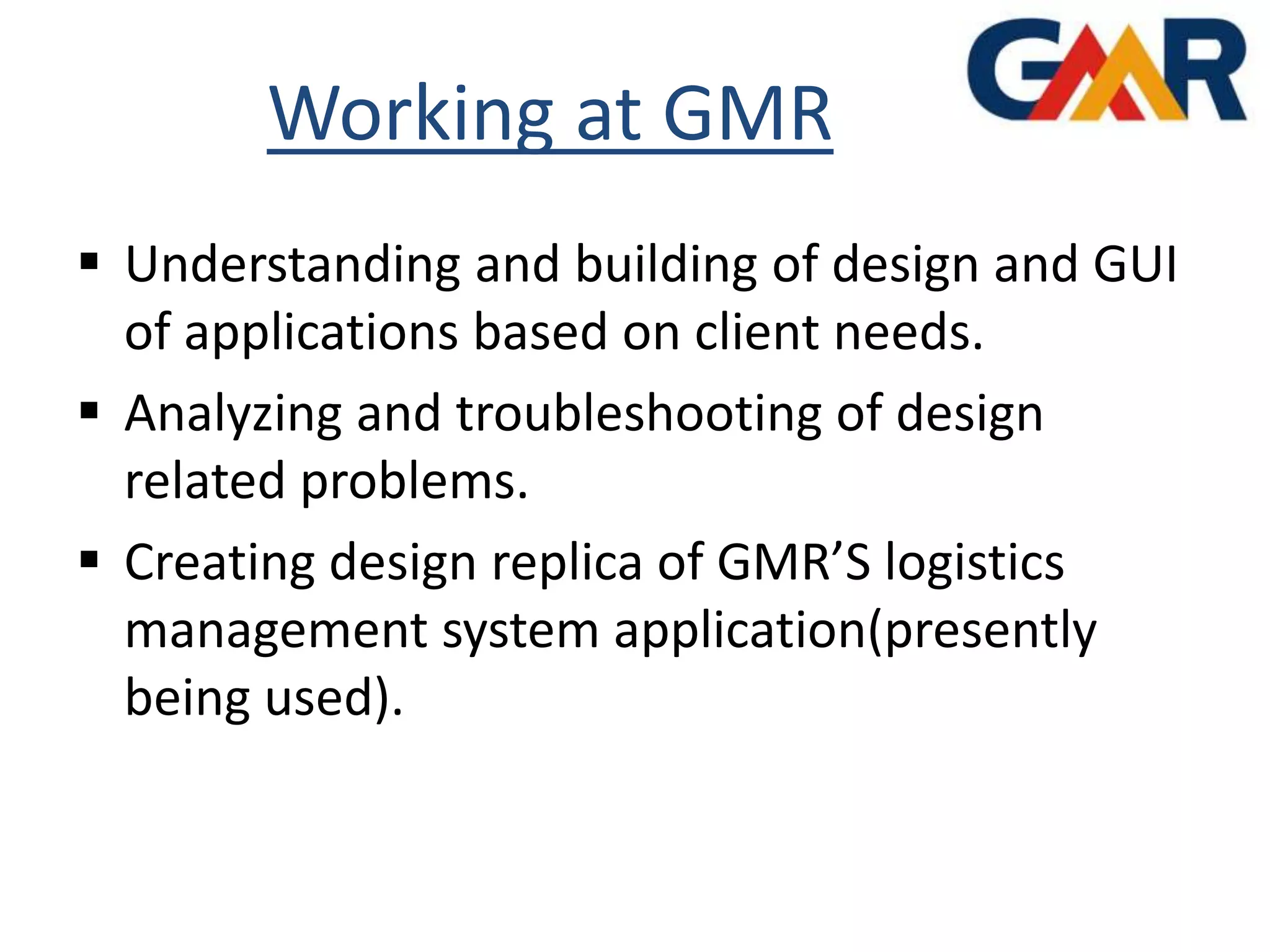 GMR PROJECT PPT | PPT