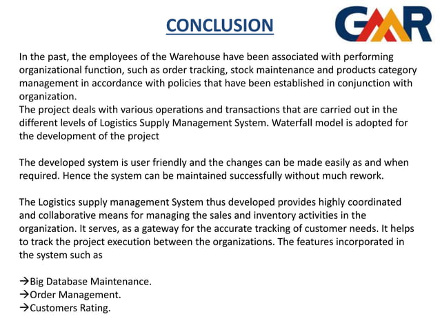 GMR PROJECT PPT | PPT