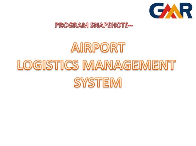 GMR PROJECT PPT | PPT