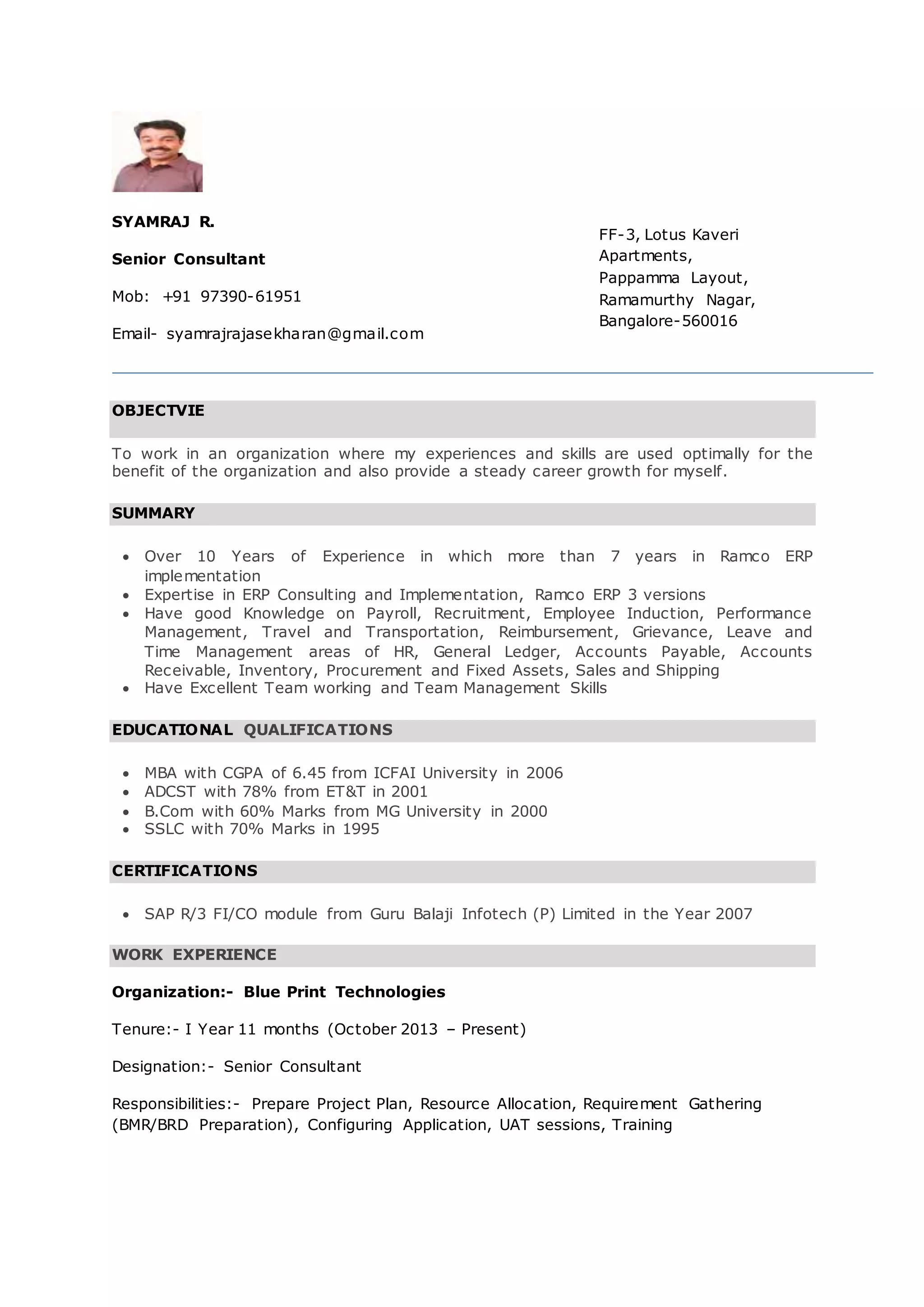 Detailed Resume 2015 | DOCX