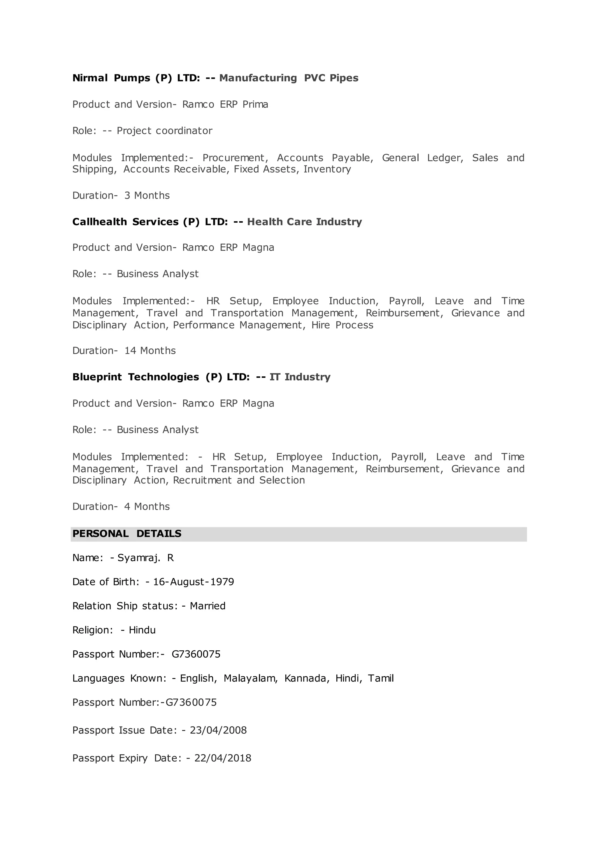 Detailed Resume 2015 | DOCX