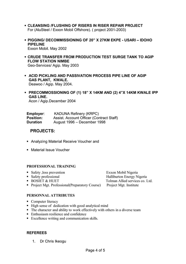 Damian new CV | DOC | Civil Engineering Industry | Industries