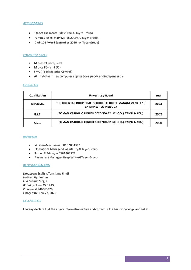 Venkat CV 2017 new | PDF