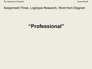 Assignment #3(updated) | PPTX