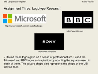 Assignment #3(updated) | PPTX