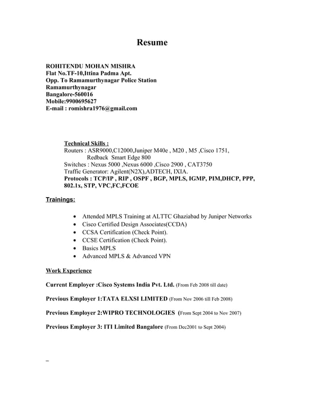 Rohit_resume | PDF