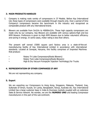 Kay - Company Profile | PDF