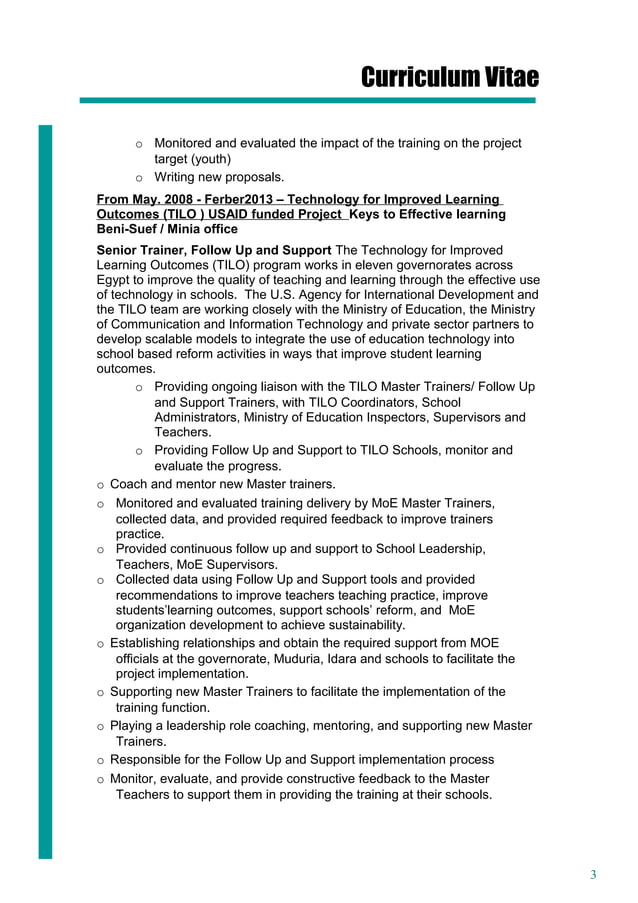 Emad Aziz-Curriculum Vitae | PDF