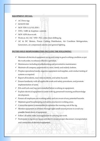 Danish CV Electrician | DOCX