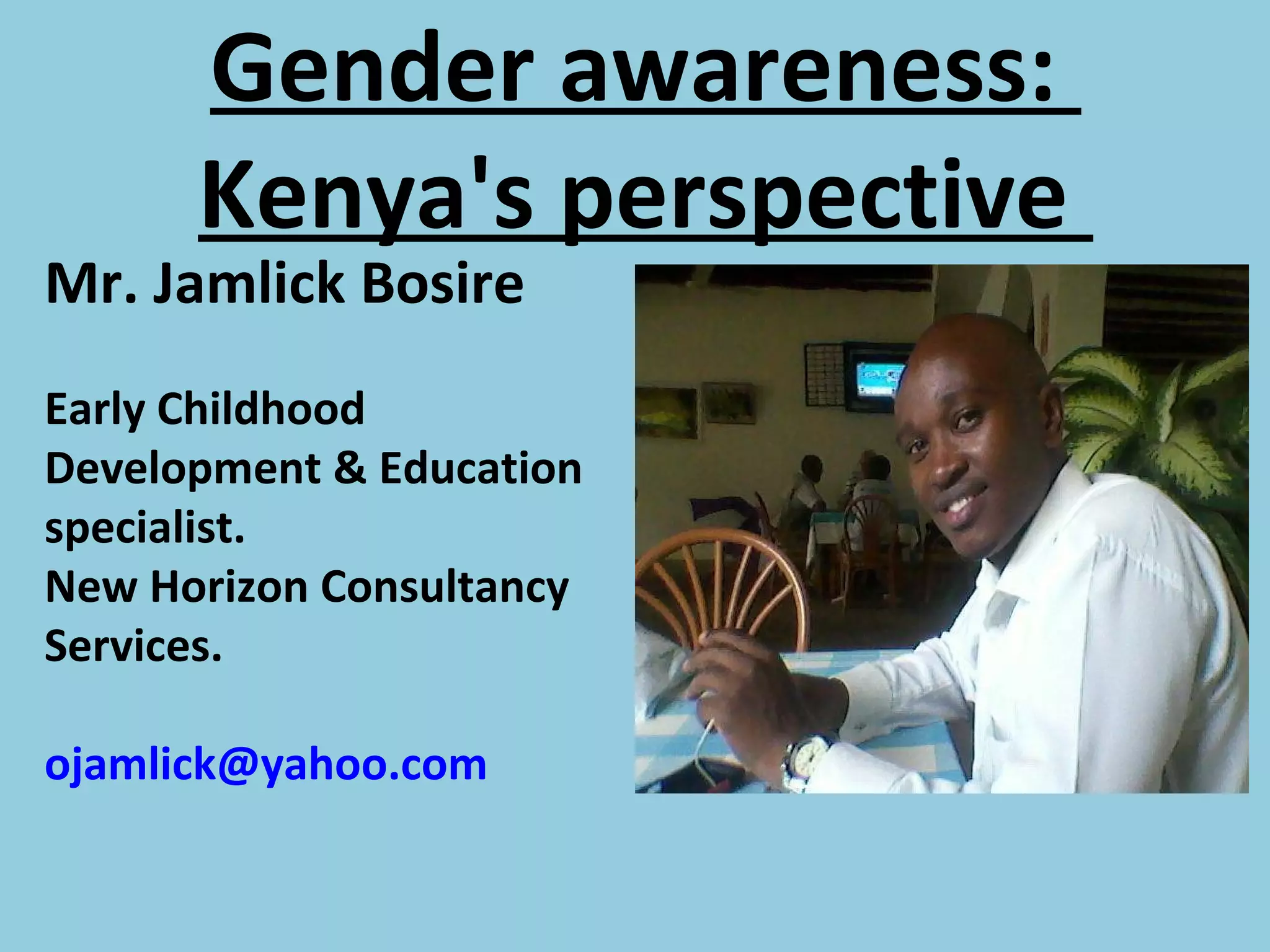 GENDER AWARENESS | PPT