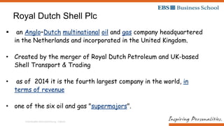 Risk Management @ Royal Dutch Shell Plc. | PPTX