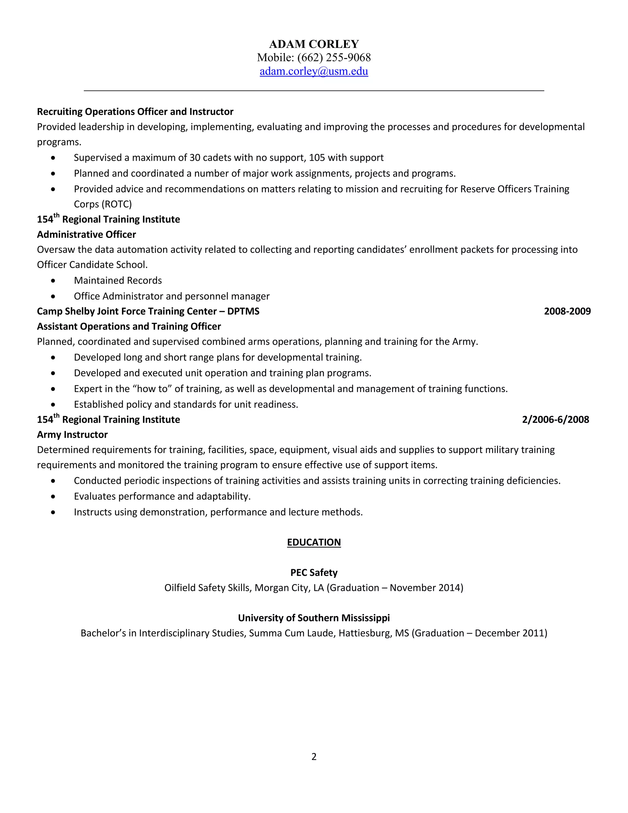 ALC Resume | PDF