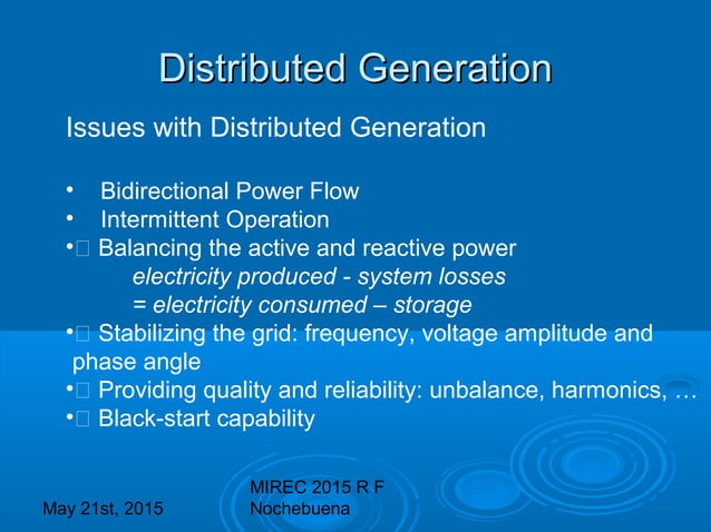 Distributed Generation | PPT