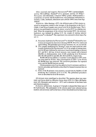 Bitterness in Fish Protein Hydrolysates and Methods for Removal | PDF ...