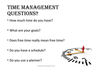 Time Management | PPT | Education