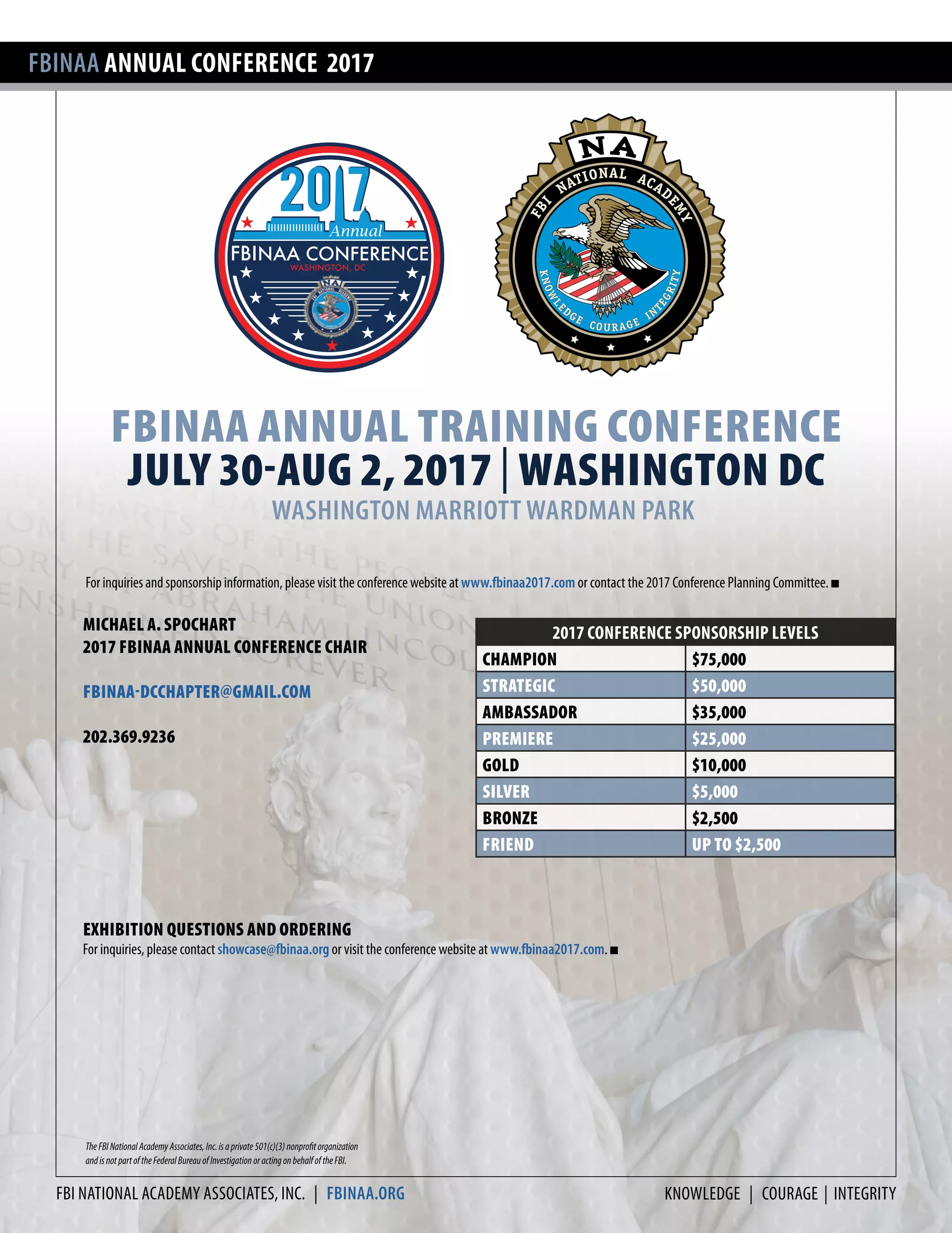 2017 FBINAA CONFERENCE BROCHURE_Email | PDF