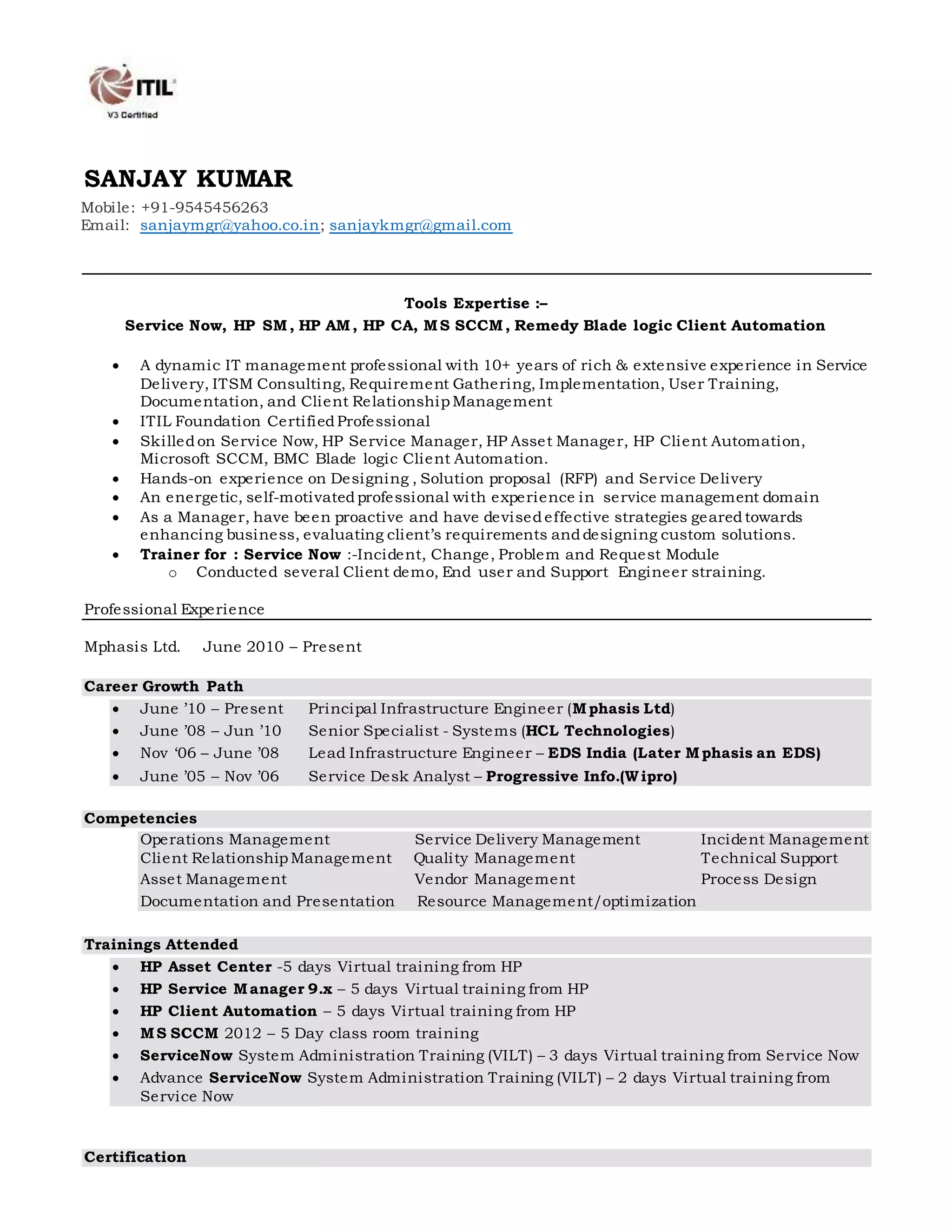 SANJAY KUMAR | DOCX | Cloud Computing | Internet