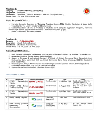 Firoz Noon Update CV | PDF